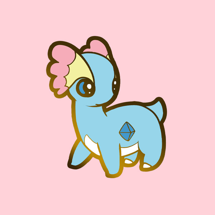 Fluff 'n Tuff - Cute Amaura enamel pin – Fluffntuff