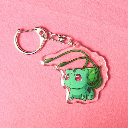 Fluff 'n Tuff - Cute Bulbasaur keychain (Pokemon) – Fluffntuff