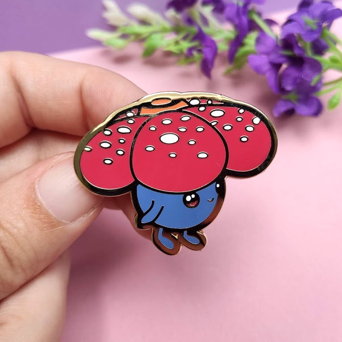 Fluff 'n Tuff - Cute Vileplume enamel pin – Fluffntuff